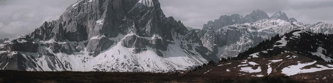 Rocky Mountain With Snow - LinkedIn Background - Get some inspiration!