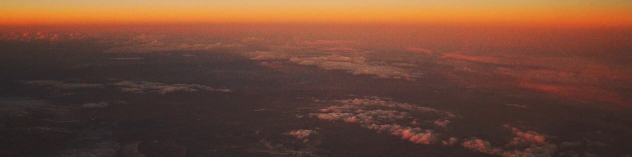 Flying Above Sunset - LinkedIn Background - Get some inspiration!