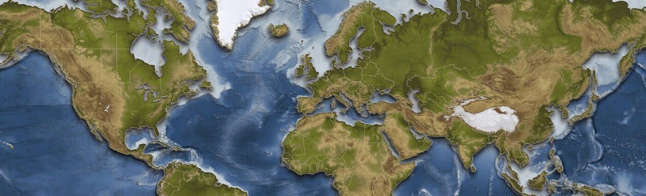 World Map - LinkedIn Background - Get some inspiration!