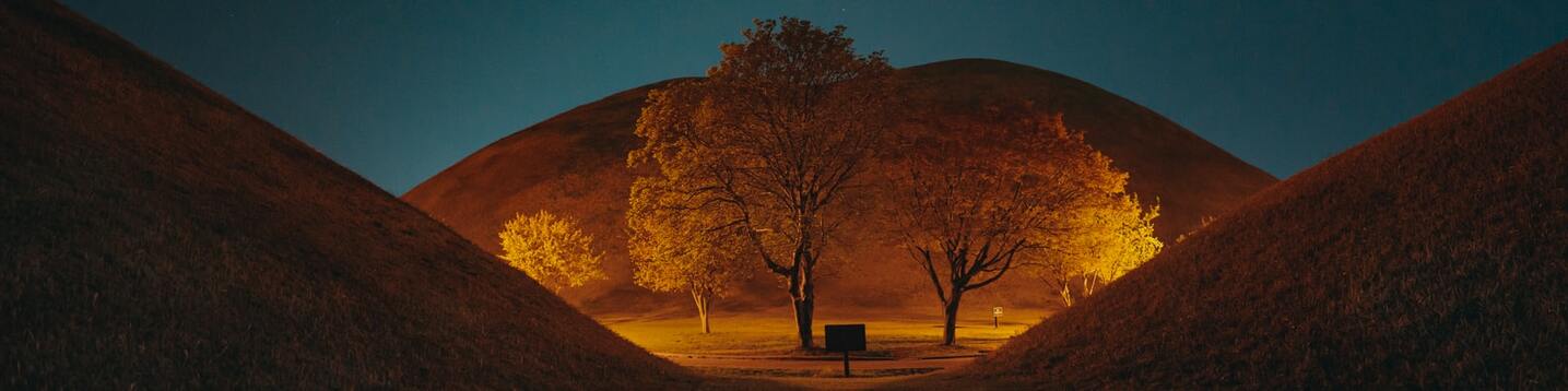 A Perfect Shot Between Two Hills - LinkedIn Background - Get some ...