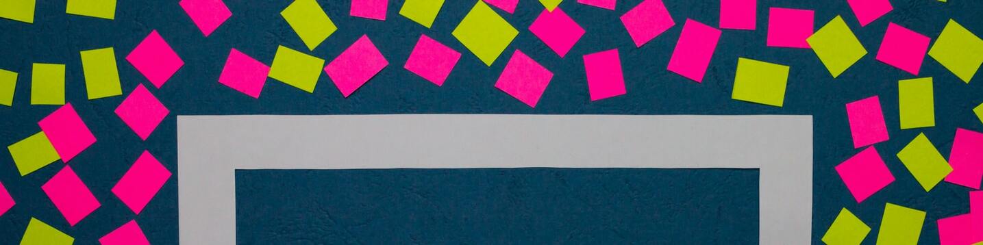 Board Full Of Plain Post It Note - LinkedIn Background - Get some ...