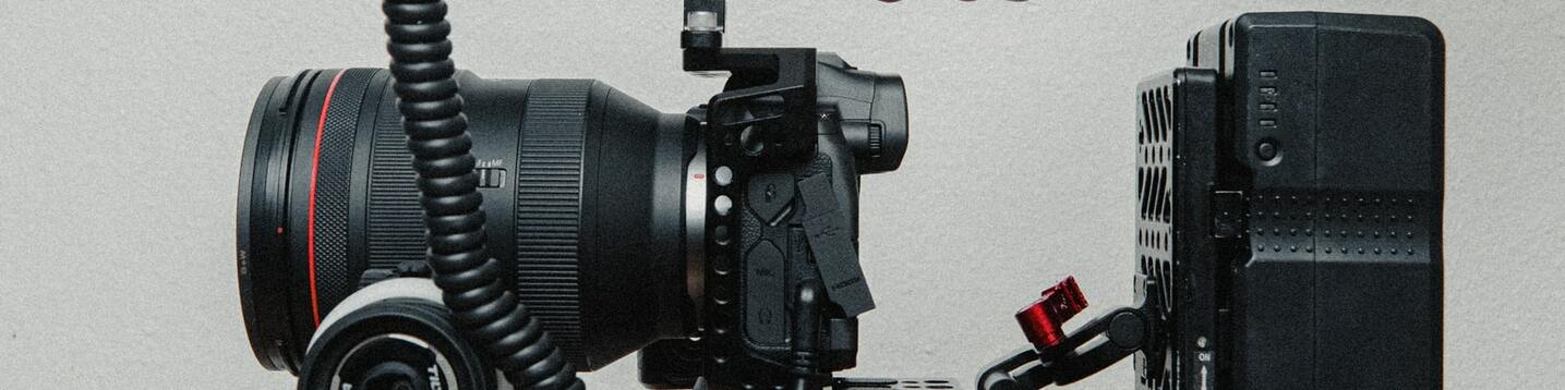 Digital Movie Camera On White Background - LinkedIn Background - Get ...