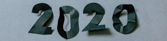 Crumpled 2020 Paper - LinkedIn Background - Get some inspiration!