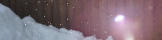 Snow Outside The Glass Window - LinkedIn Background - Get some inspiration!