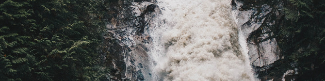 Rough Waterfall - LinkedIn Background - Get some inspiration!