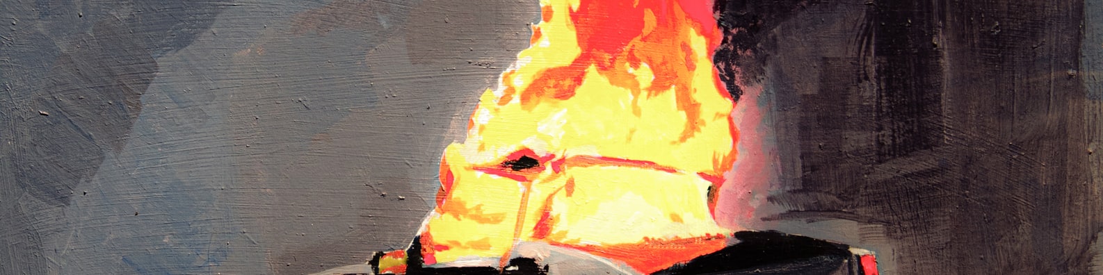 Fire Painting - LinkedIn Background - Get some inspiration!