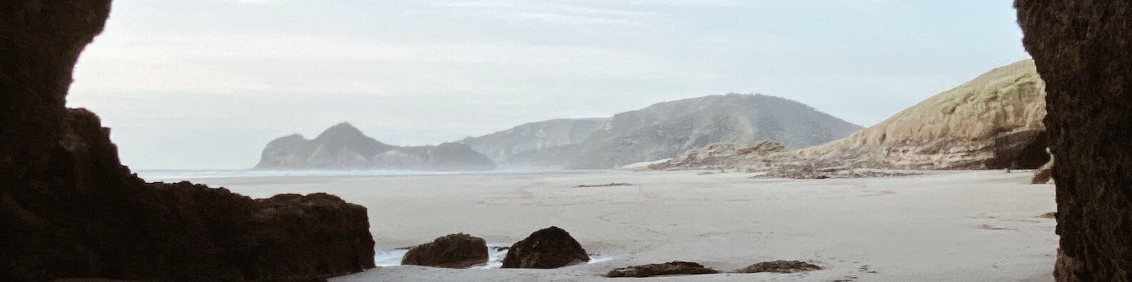 Outstanding View From A Cave - LinkedIn Background - Get some inspiration!